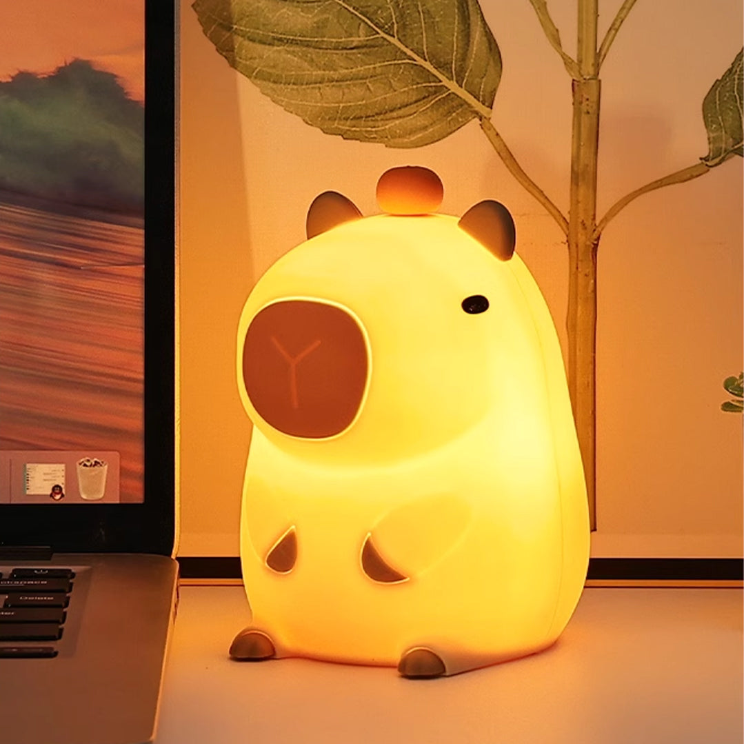 Capybara LED Night Light | The Linea Home | Kawaii Homeware