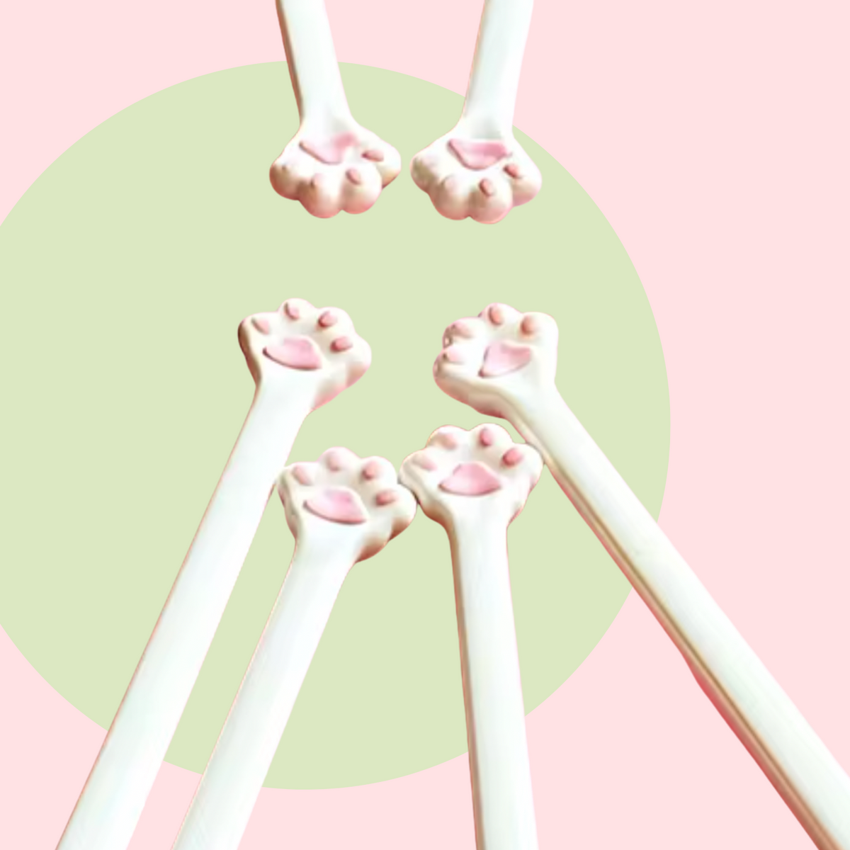 Kitty Paw Paw Chopsticks ( 2 Pairs) | The Linea Home | Kawaii Homeware
