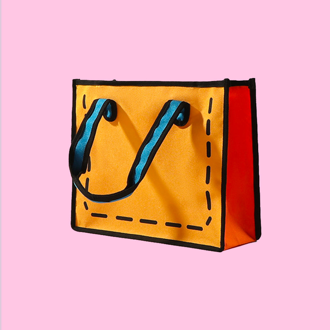 Comic Book Shopper Tote Bag | The Linea Home | Kawaii Accessories